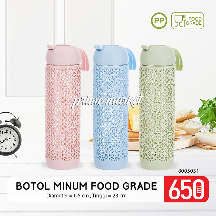 Jual Botol Minum BPA FREE Botol Minum Plastik PP Infused Water Bottle ...