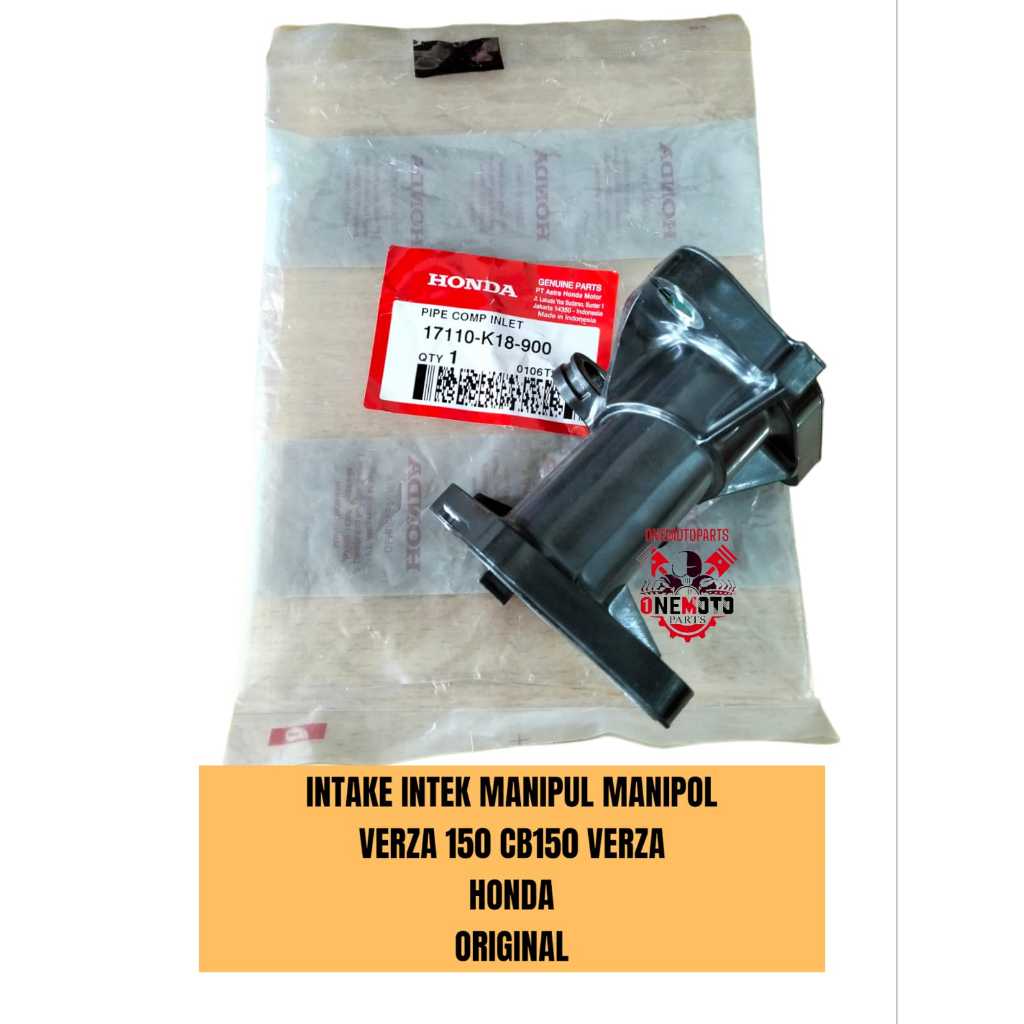 Jual INTAKE INTEK MANIPUL MANIPOL VERZA 150 CB150 VERZA HONDA ORIGINAL 17110-K18-900 | Shopee ...