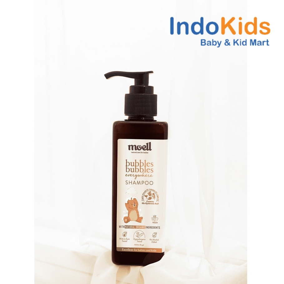 Jual Moell Shampoo with natural organic 185gr | Shampoo bayi dan anak ...