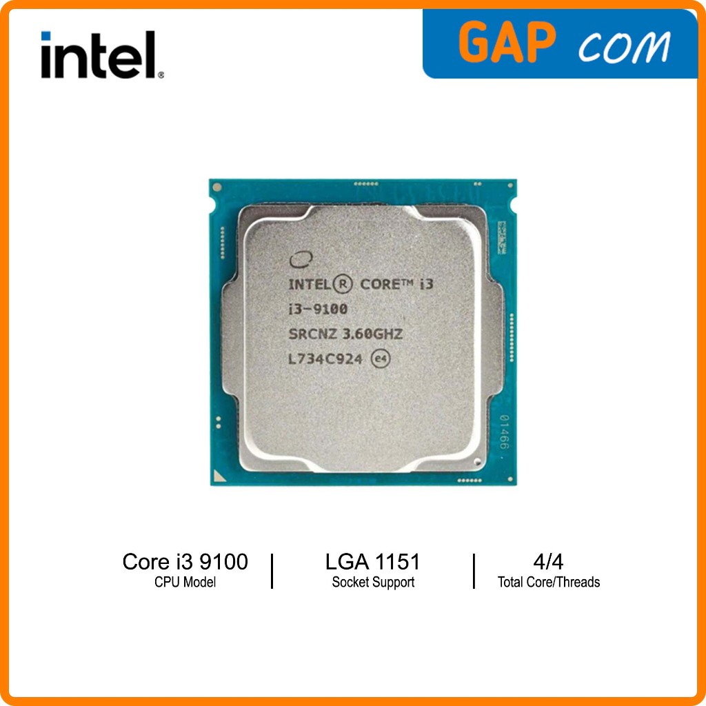 Jual Processor Intel Core i3-9100 3.6Ghz Coffeelake LGA 1151 TRAY + Fan | Shopee Indonesia