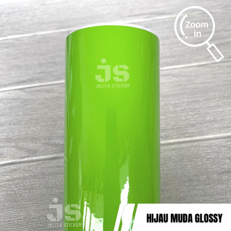Jual Sticker Hijau Muda Glossy / Skotlet Hijau Muda Glossi | Shopee ...