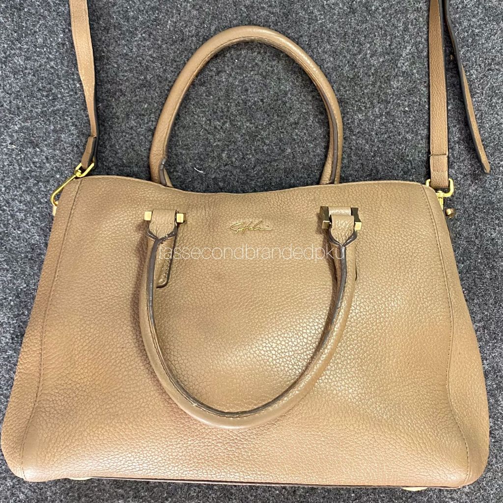 Jual Second Bag Satchi Brown (Nett) | Shopee Indonesia