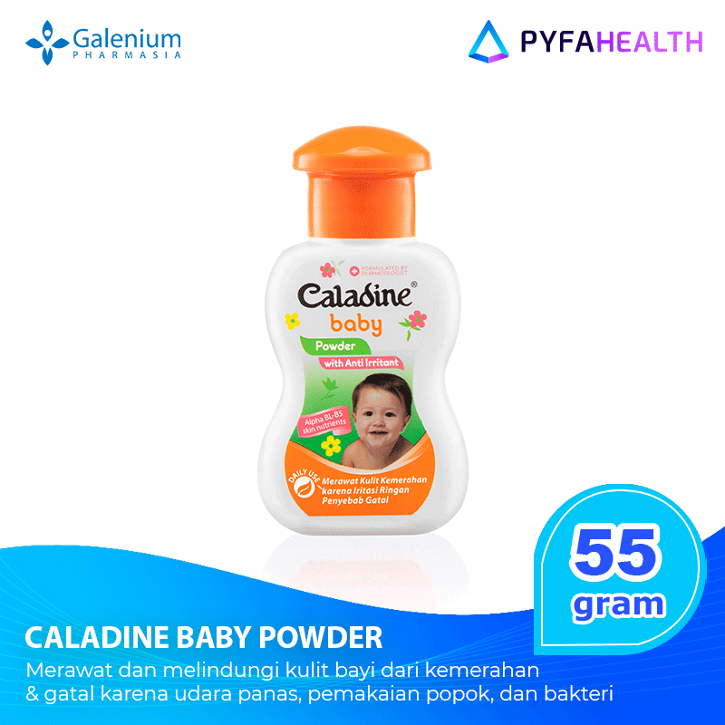 Jual Caladine Baby Powder Melindungi Kulit Bayi dari Iritasi - 55gr ...