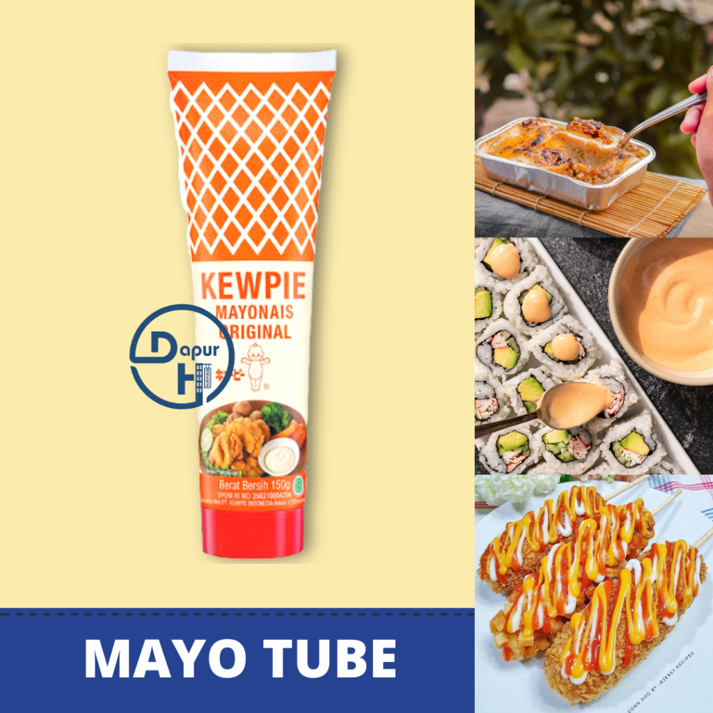 Jual KEWPIE Mayo Original Tube 150 ml Halal /Mayonnaise Ori// | Shopee Indonesia
