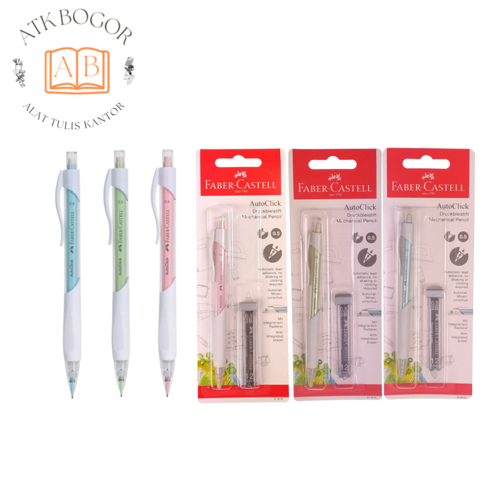 Jual Faber Castell Pensil Mekanik Aesthetic dan Isinya AutoClick ...