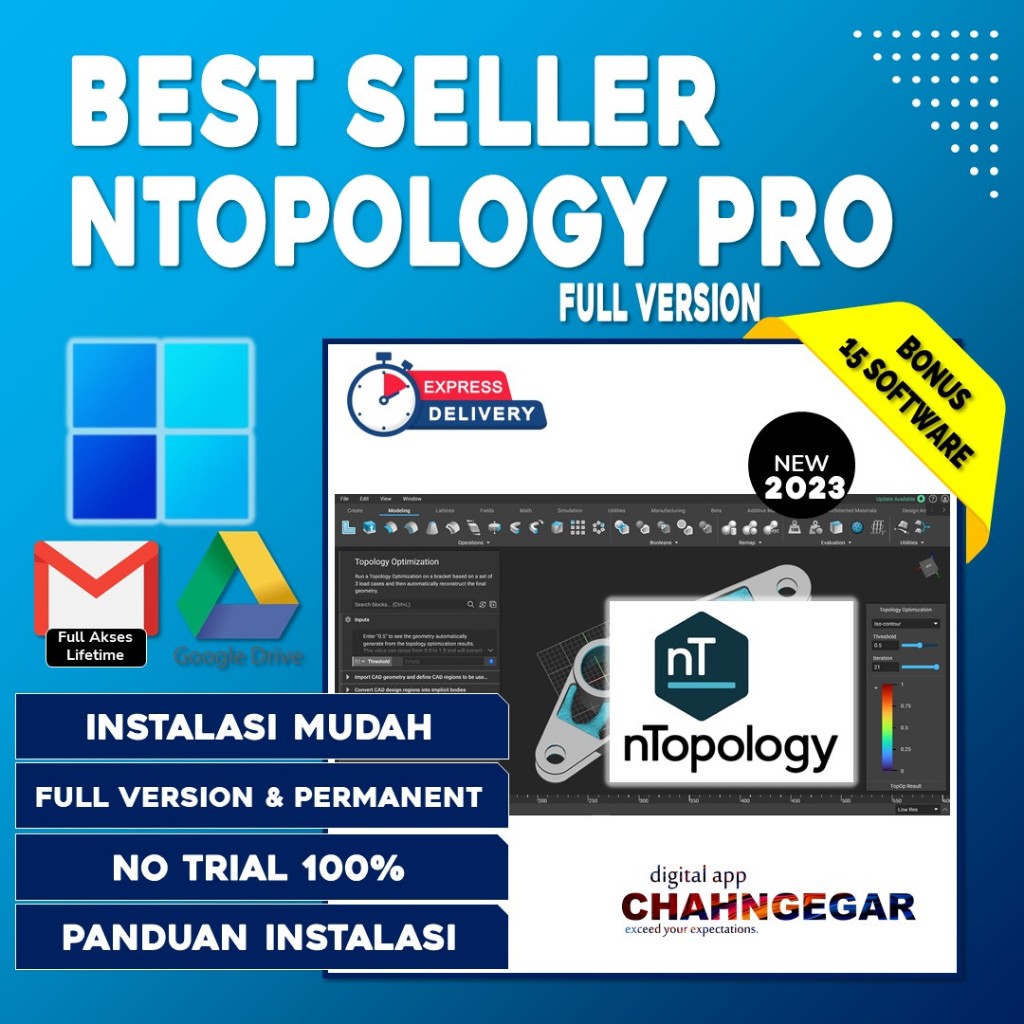 Jual nTopology 4.12.2 (2023) Full Version Lifetime Software Design ...