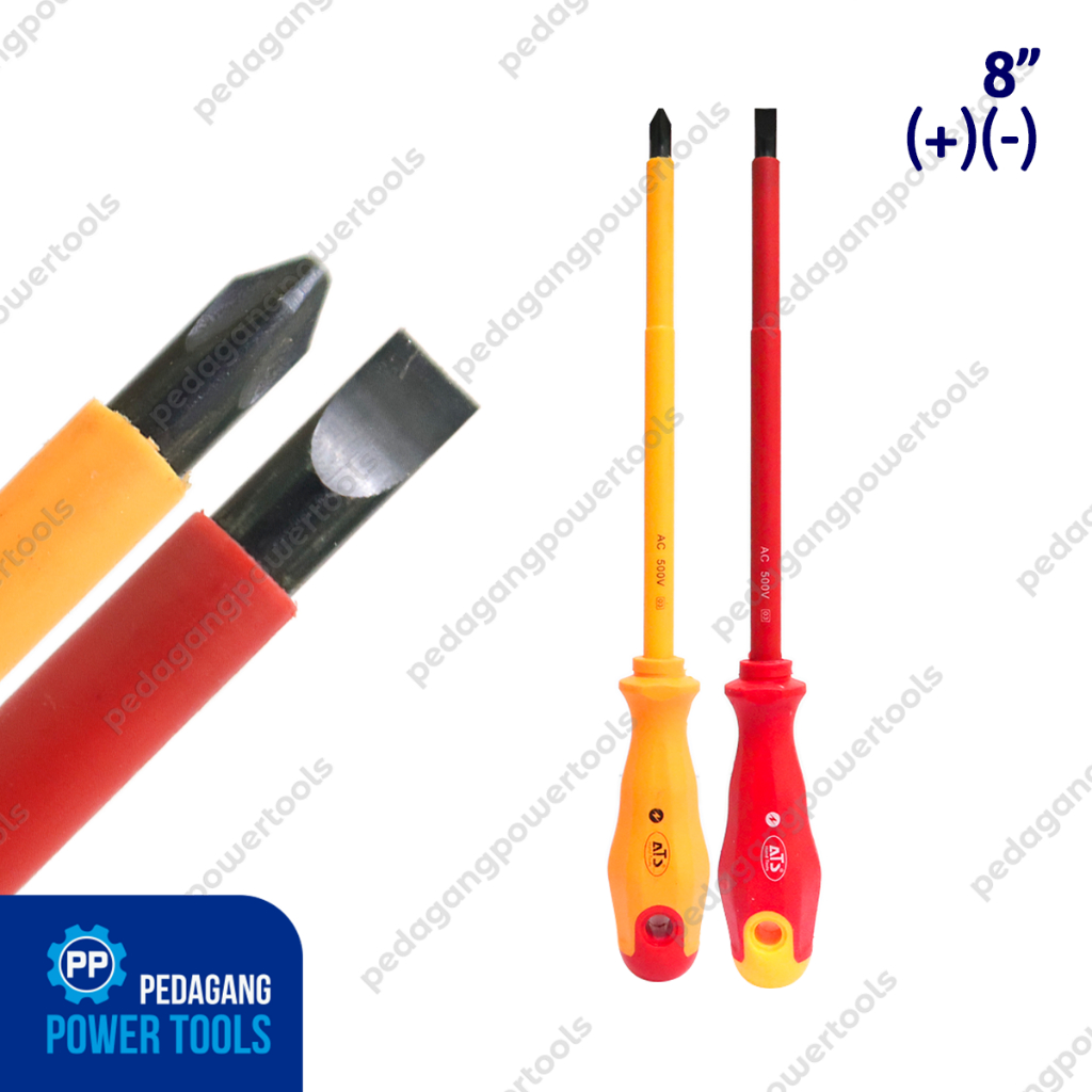 Jual PAKET 2 SET ATS 8 INCH OBENG LISTRIK PLUS MINUS ELECTRIC ...