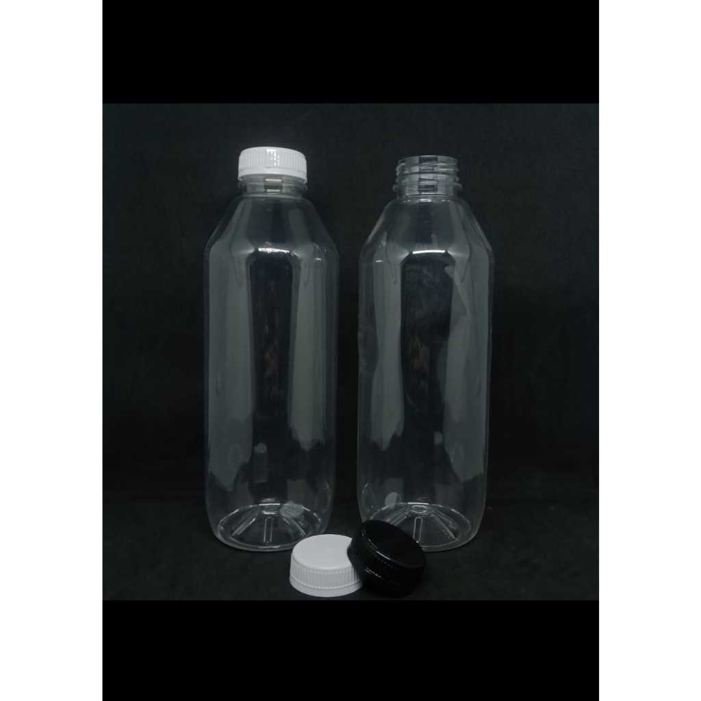 Jual Botol Kale 1 Liter 1000ml Botol plastik PET super Tebal 58gr ...