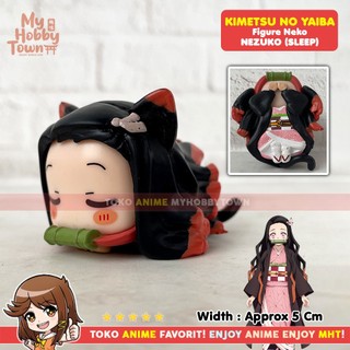 Jual Figure Anime Demon Slayer Kimetsu no Yaiba Neko Cat Sleep Tanjiro ...