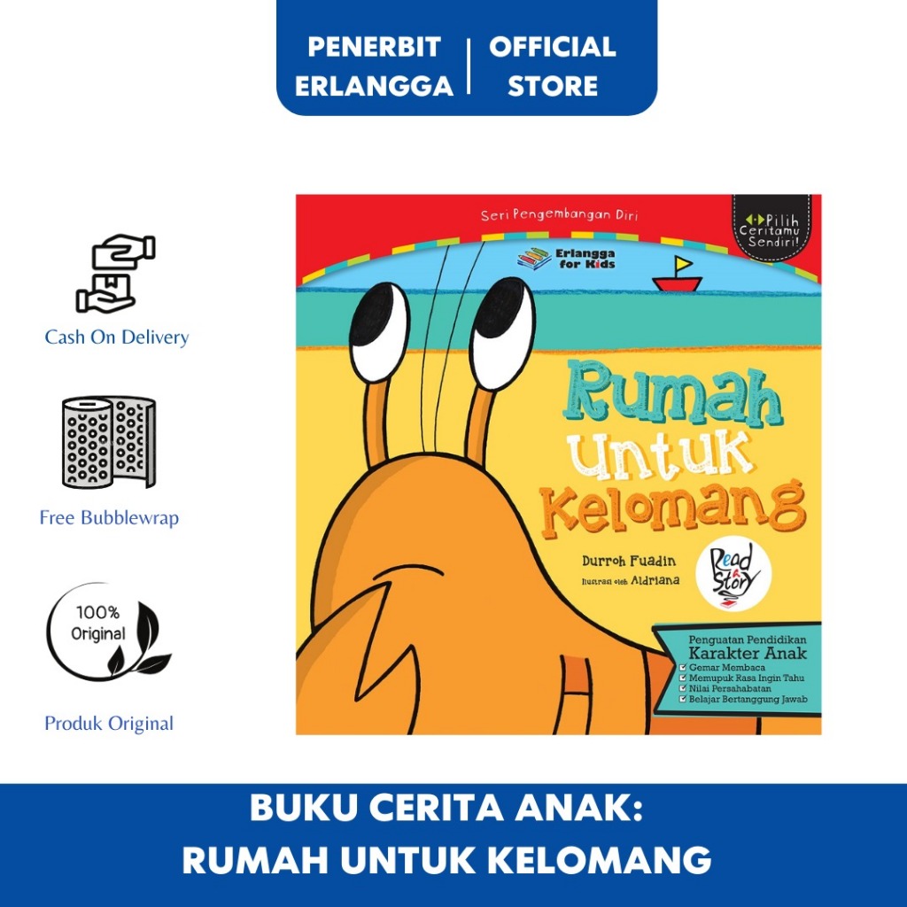 Jual [Erlangga Official] Buku Cerita Anak Bergambar: Rumah Untuk ...