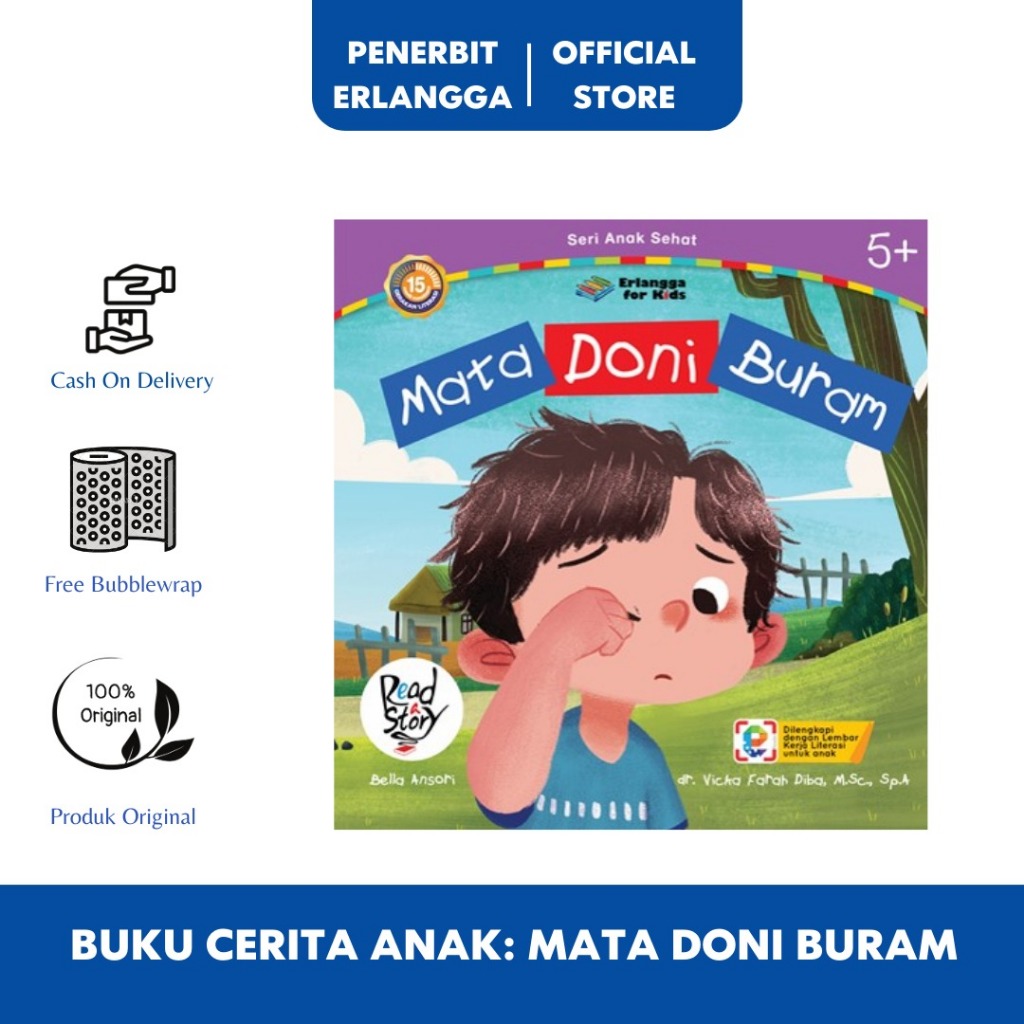 Jual BUKU CERITA ANAK : MATA DONI BURAM -ERLANGGA | Shopee Indonesia