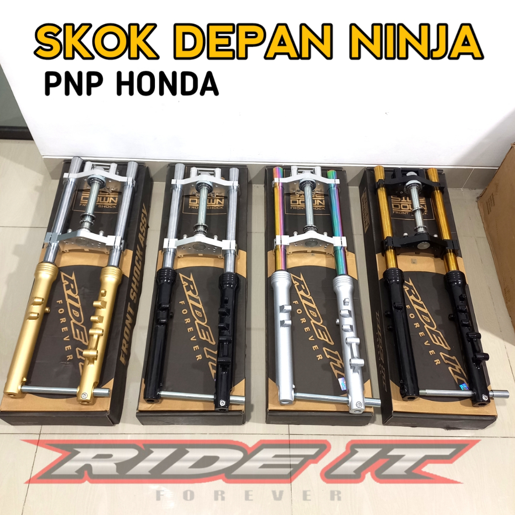 Jual SKOK SHOCK DEPAN NINJA RIDE IT SHOCKBREAKER AS GOLD PNP CB GL ...