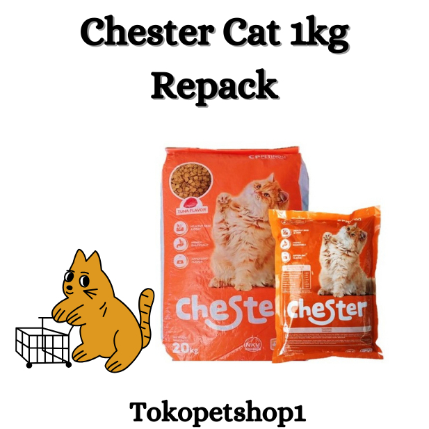Jual Chester Cat 1Kg Kemasan NON | Shopee Indonesia