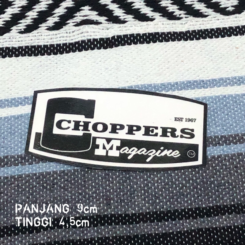 Jual Sticker Choppers Magazine Logo | Shopee Indonesia