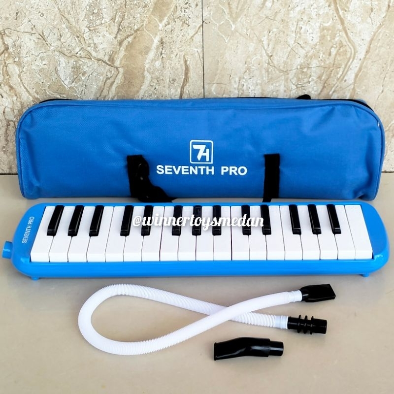 Jual Alat Musik Pianika / Pianika tiup biru hitam / Pianika Tas kain ...