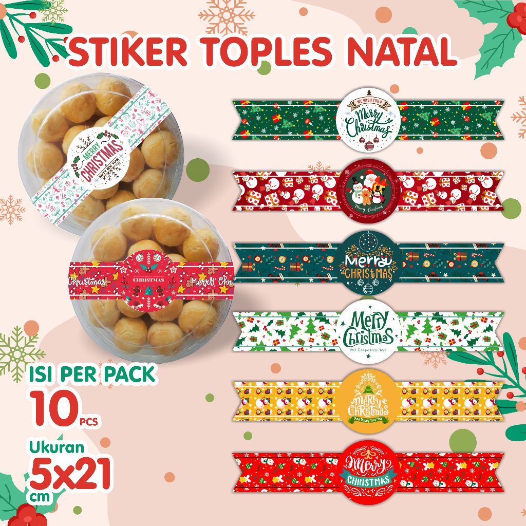 Jual STIKER TOPLES NATAL - stiker christmas - Stiker natal | Shopee ...