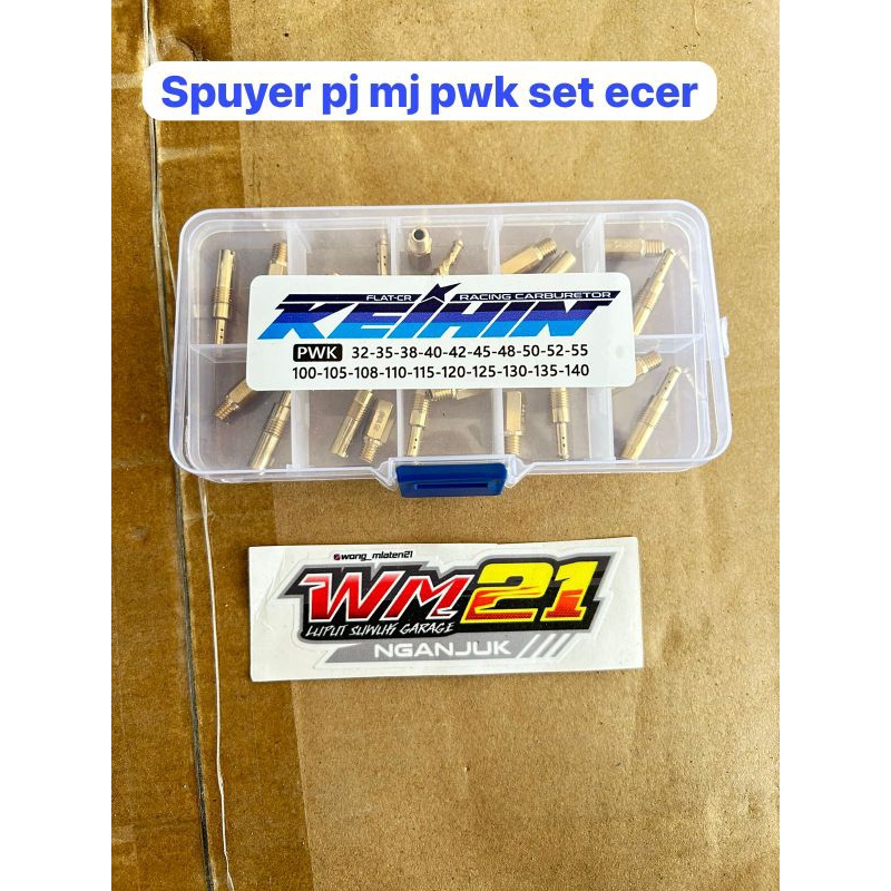 Jual pilot jet msin jet set box karburator pwk keihin pj mj | Shopee Indonesia