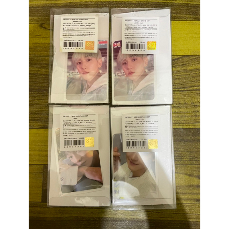 Jual READY SEALED ACRYLIC STAND SET EXO BAEKHYUN CHANYEOL CHEN EXIST ...