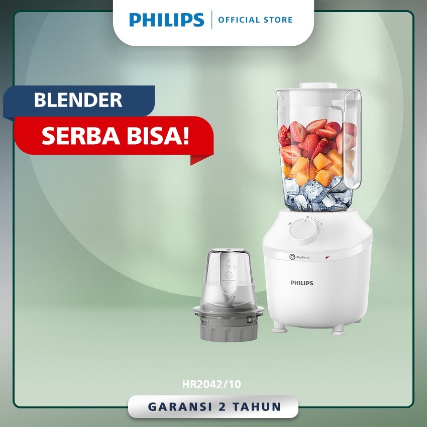 Jual Philips Blender 3000 Series HR2042/10 - Kapasitas 1L - Regular HR ...