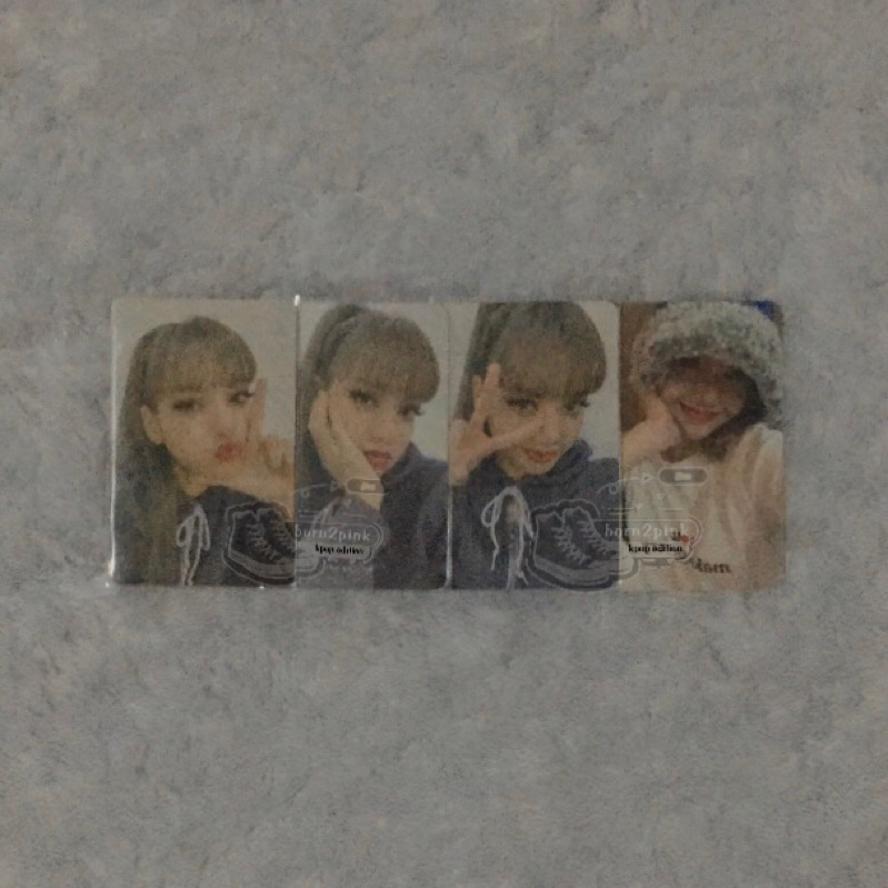 Jual photocard pc pob lisa 0327 lalisa, ktown, applewood blackpink solo ...