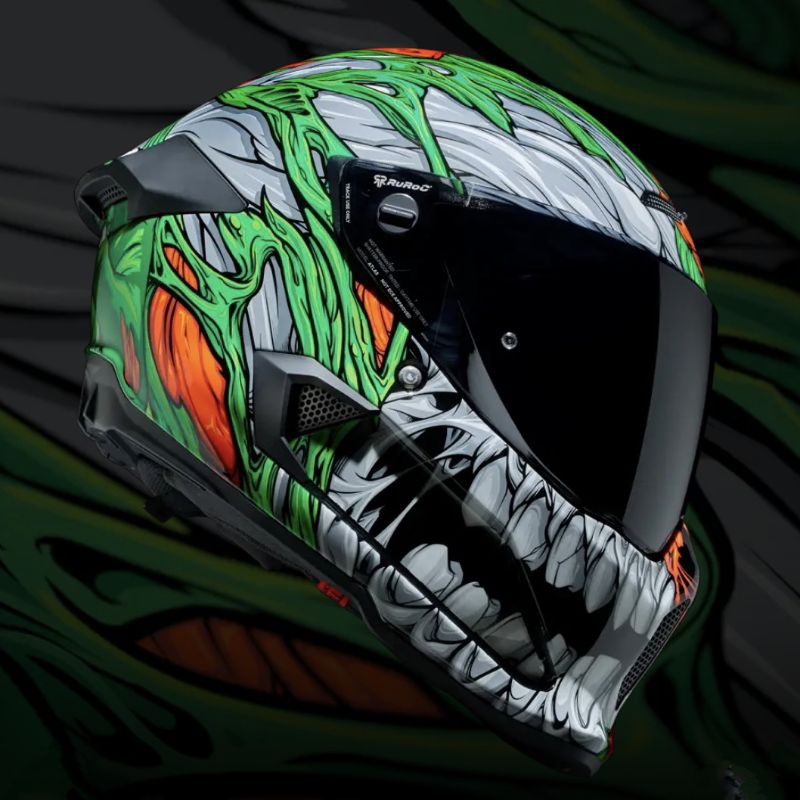 Jual HELM MOTOR RUROC ATLAS 4.0 CURSED CARBON ULTRA LIMITED EDITION 666 ...