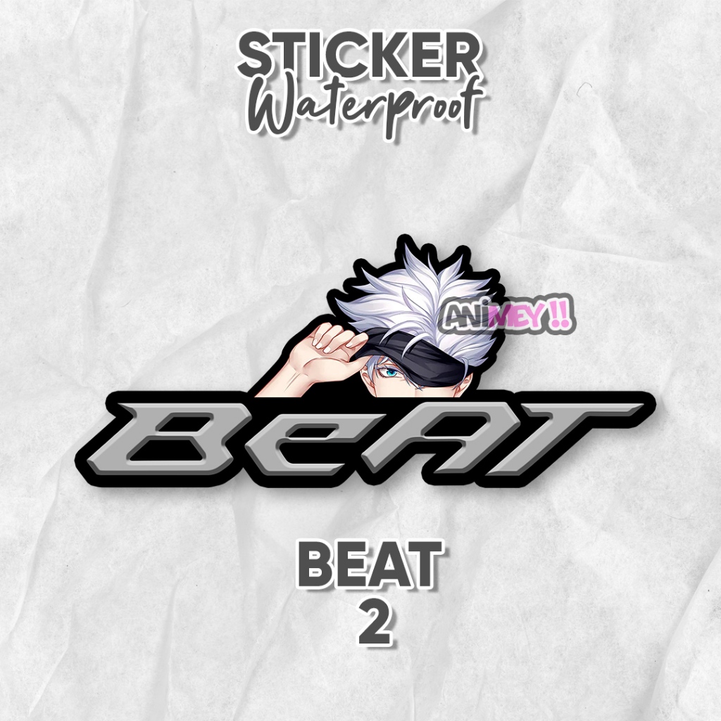 Jual Stiker Gojo Satoru Logo Beat / Stiker Anime Waterproof | Shopee ...