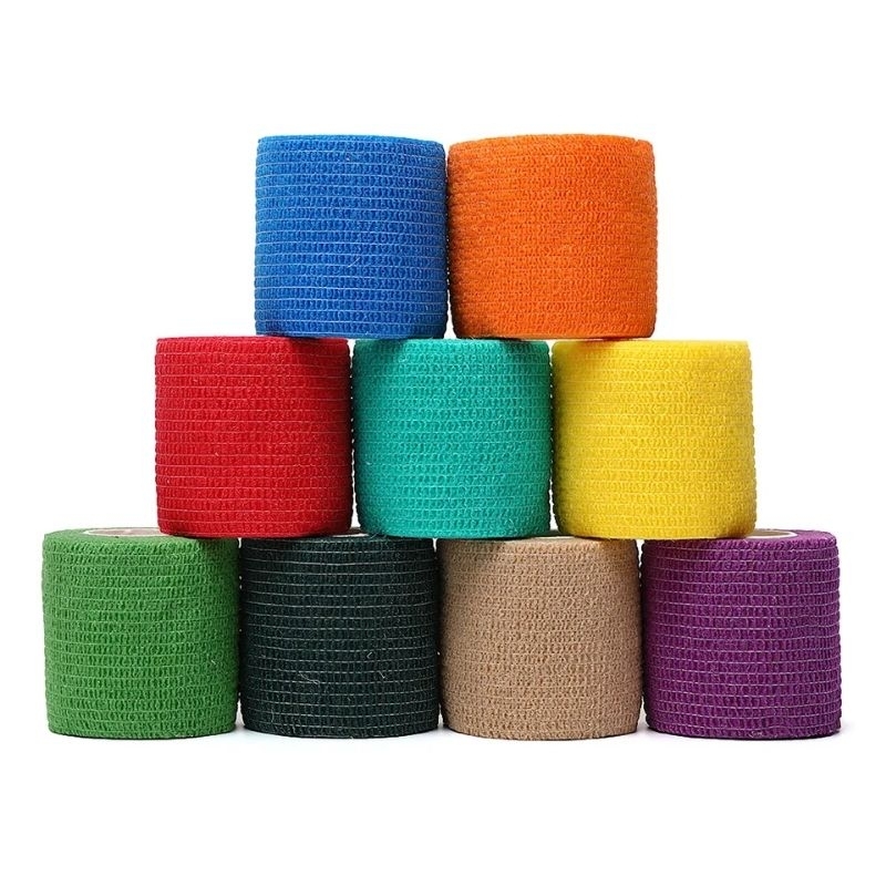 Jual Wrist Tape Finger Sport Tapping Perban Elastik Cohesive Bandage ...