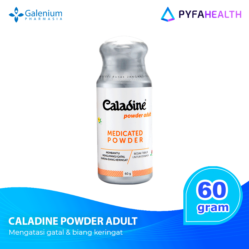 Jual Caladine Powder Adult 60gr Mengatasi Gatal & Biang Keringat - 60gr ...
