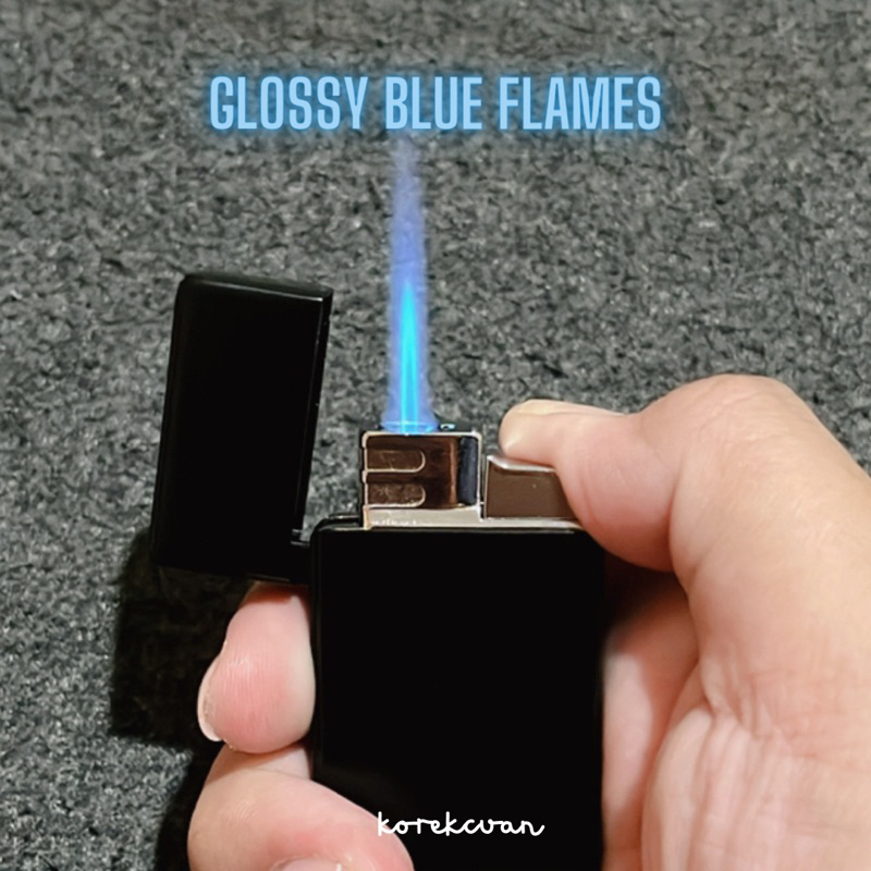 Jual GLOSSY BLUE FLAMES LIGHTERS | API BIRU | Shopee Indonesia