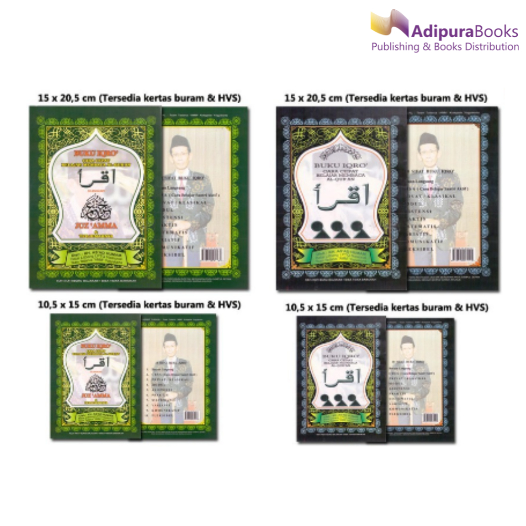 Jual Buku Iqro Anak Iqra Anak Besar Jilid 1 Sampai 6 dengan Juz Amma ...
