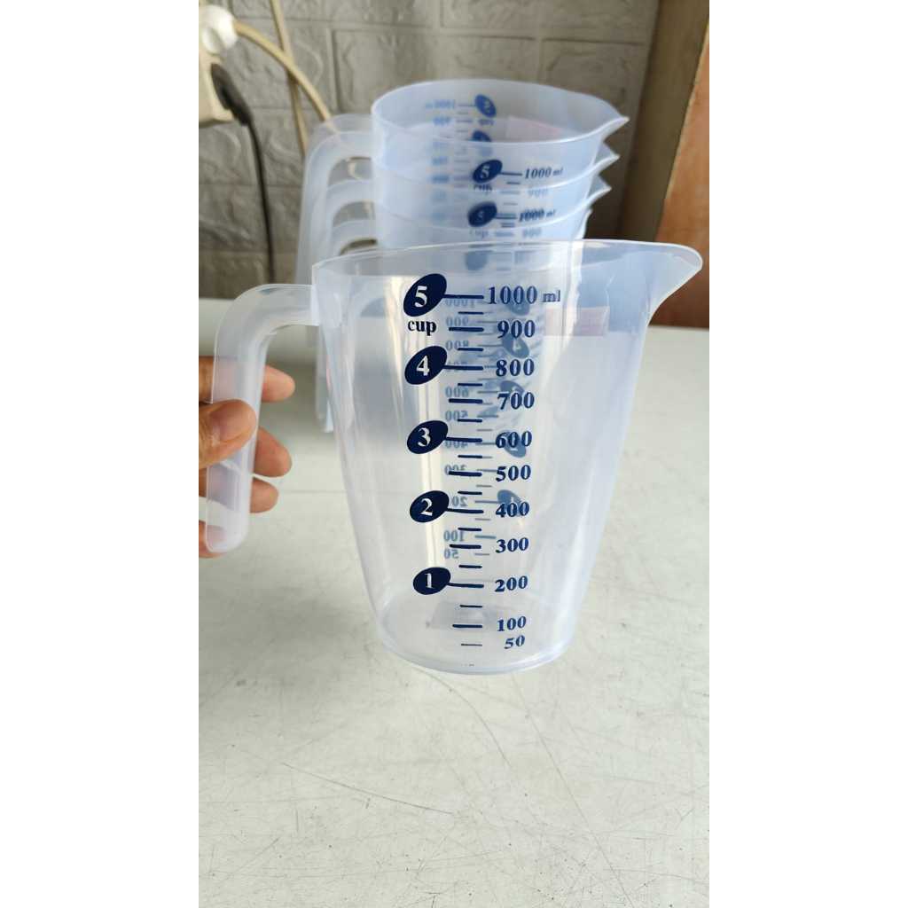Jual Gelas Takar Plastik 1LITER Basic Home Lion Star / GELAS UKUR ...