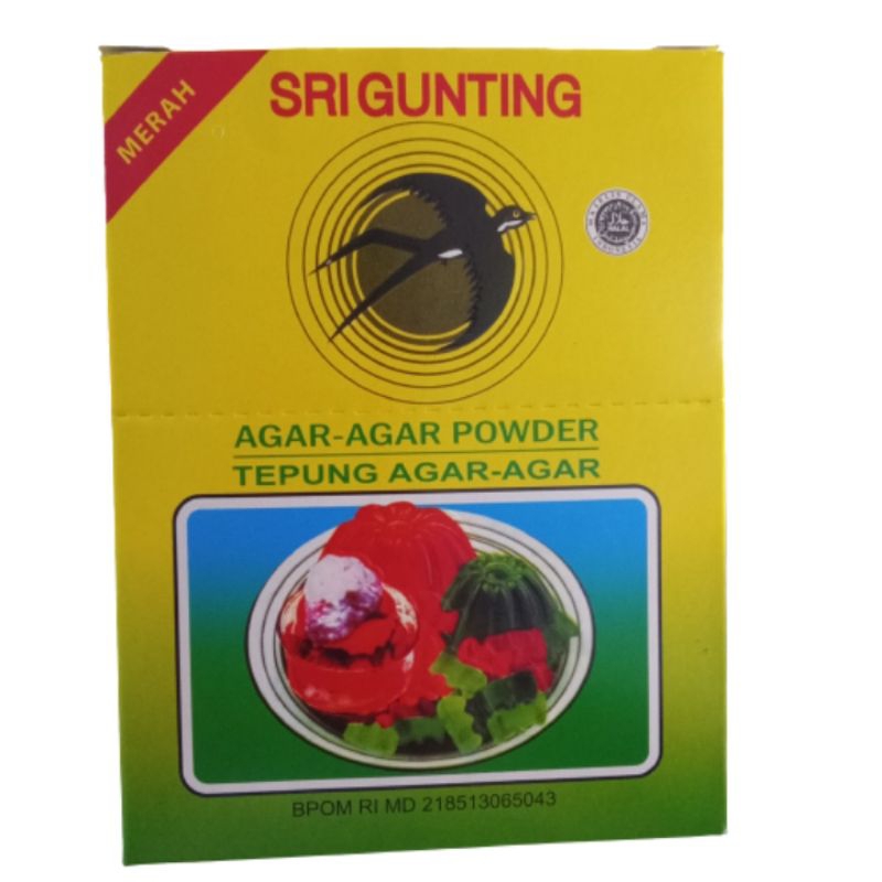 Jual agar kualitas walet/agar agar merk sri gunting/agar/ager | Shopee ...