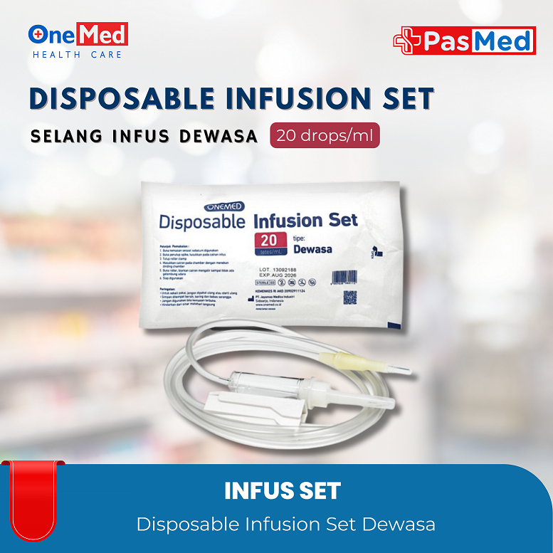 Jual Infus Set Dewasa \ Infus Set Anak \ Infus Set Type Y l PASMED ...
