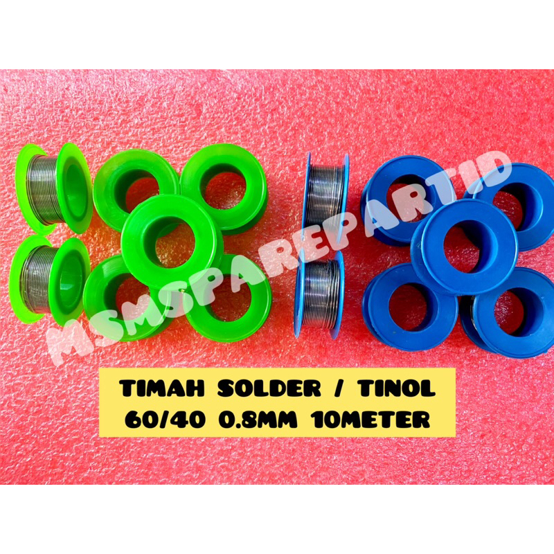 Jual TIMAH SOLDER / TINOL 60/40 0.8MM 10 METER | Shopee Indonesia