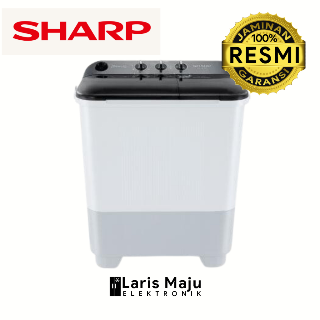 Jual SHARP Mesin Cuci EST 65 NT GY - 2 Tabung Kapasitas 6 Kg Model ...