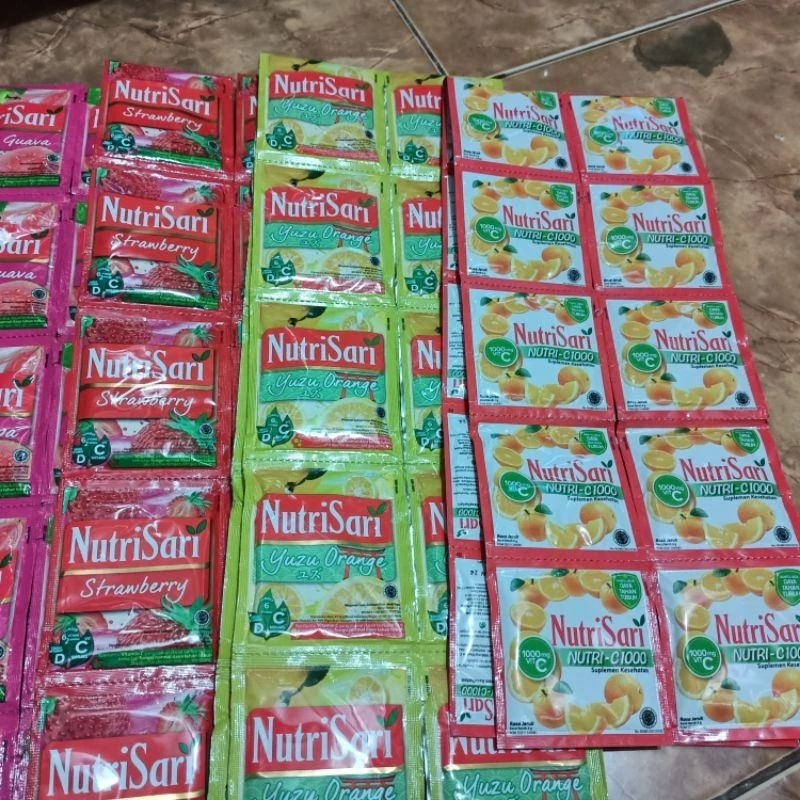 Jual NUTRISARI 1 RENCENG 10 SACHET | Shopee Indonesia