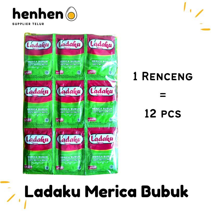 Jual LADAKU MERICA BUBUK 1 RENCENG ISI 12 PCS Henhen | Shopee Indonesia