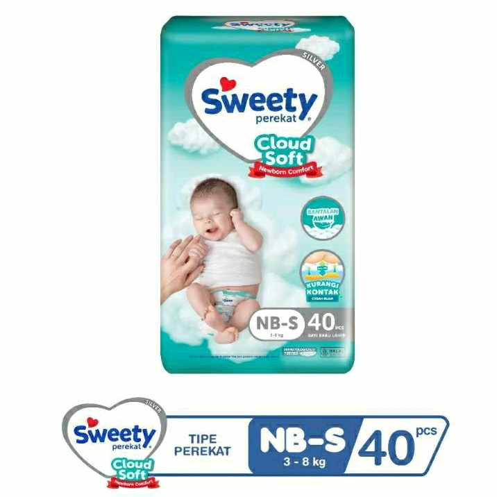 Jual Sweety Silver Comfort Perekat NB-S 20/NB-S 40/megapopok | Shopee ...