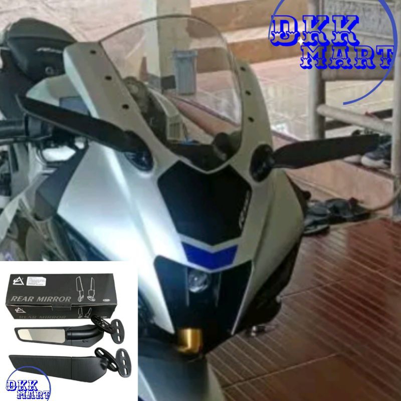 Jual KACA SPION WINGLET YAMAHA R15 V4 MODEL TERBARU | Shopee Indonesia