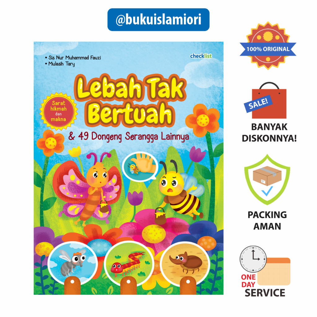 Jual Buku Cerita Anak Lebah Tak Bertuah & 49 Dongeng Serangga Lainnya (Mulasih Tary) | Shopee ...
