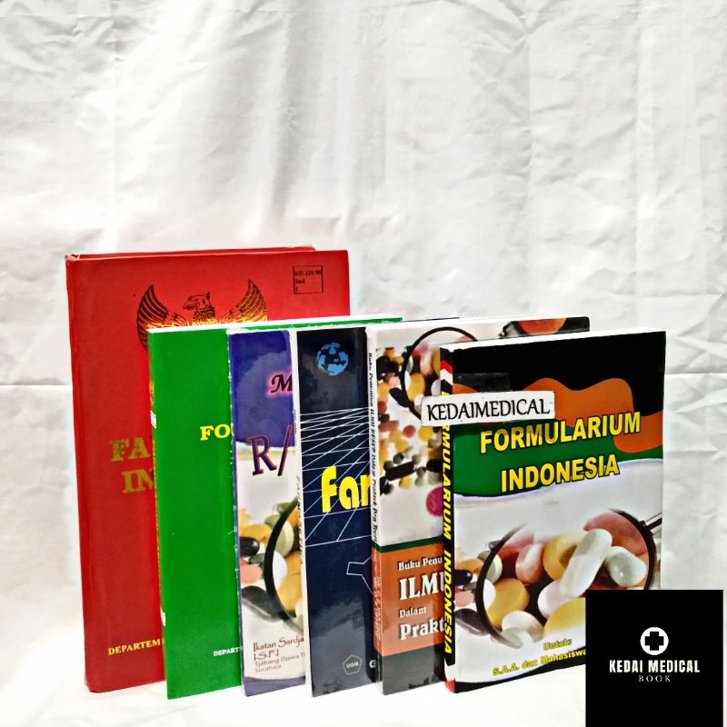 Jual PAKET 5 BUKU FARMASI (FI 4, FMS, FARMASETIKA, FOI DAN ILMU RESEP VANDUIN) | Shopee Indonesia