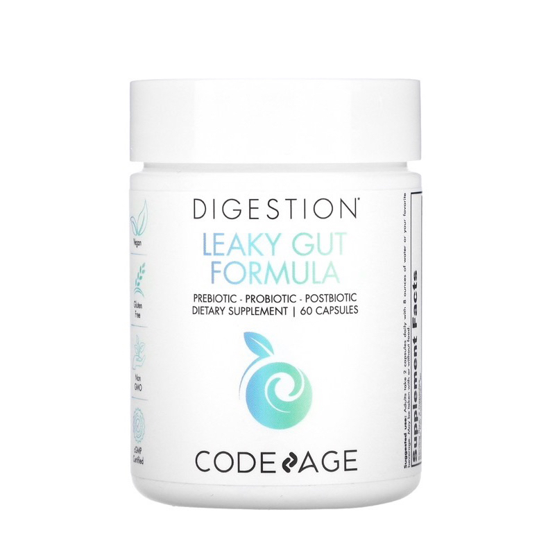 Jual Code Age Codeage Digestion Leaky Gut Formula 60 Capsules | Shopee ...