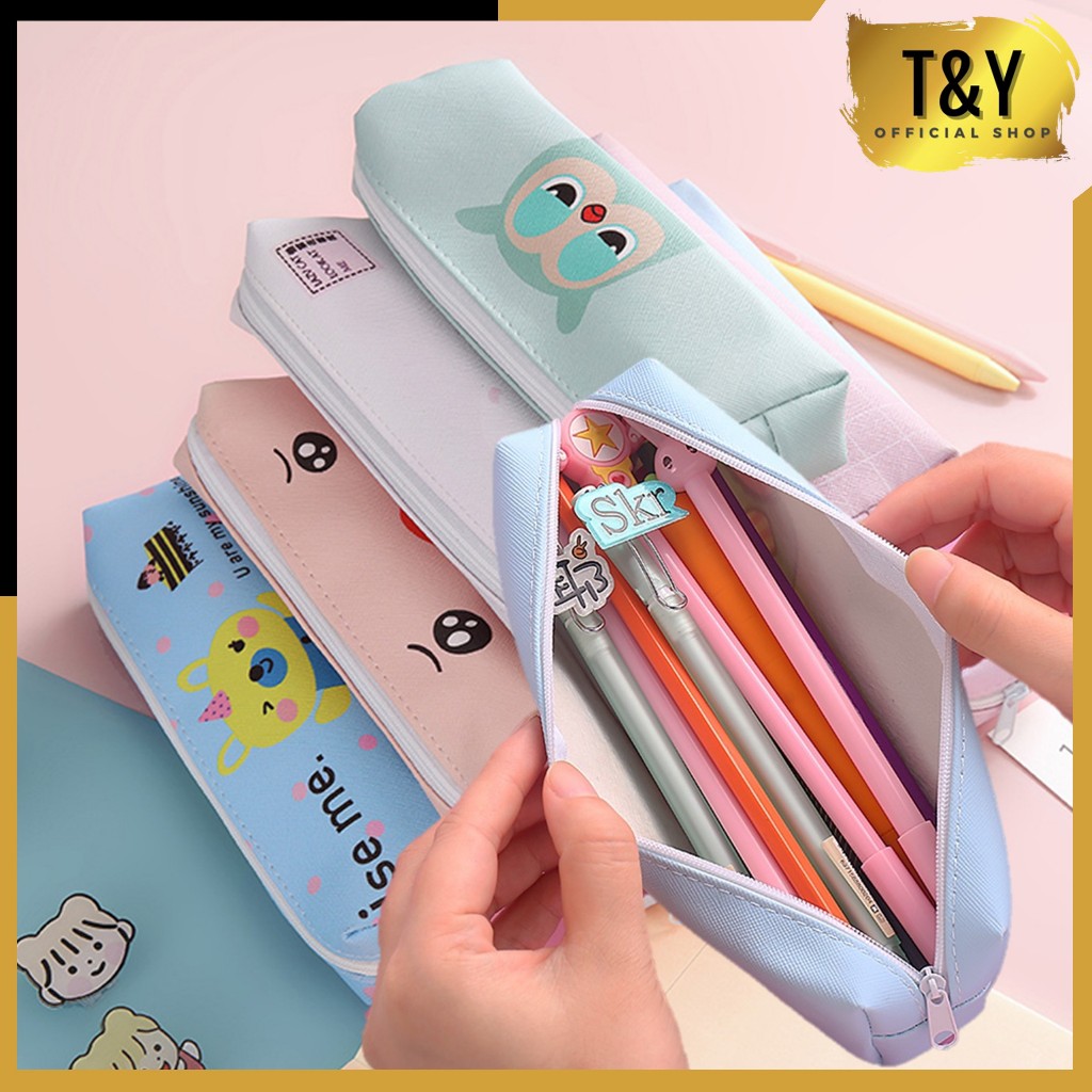 Jual T&Y Tempat Pensil Pulpen Karakter Hewan Lucu Dompet pouch make up ...