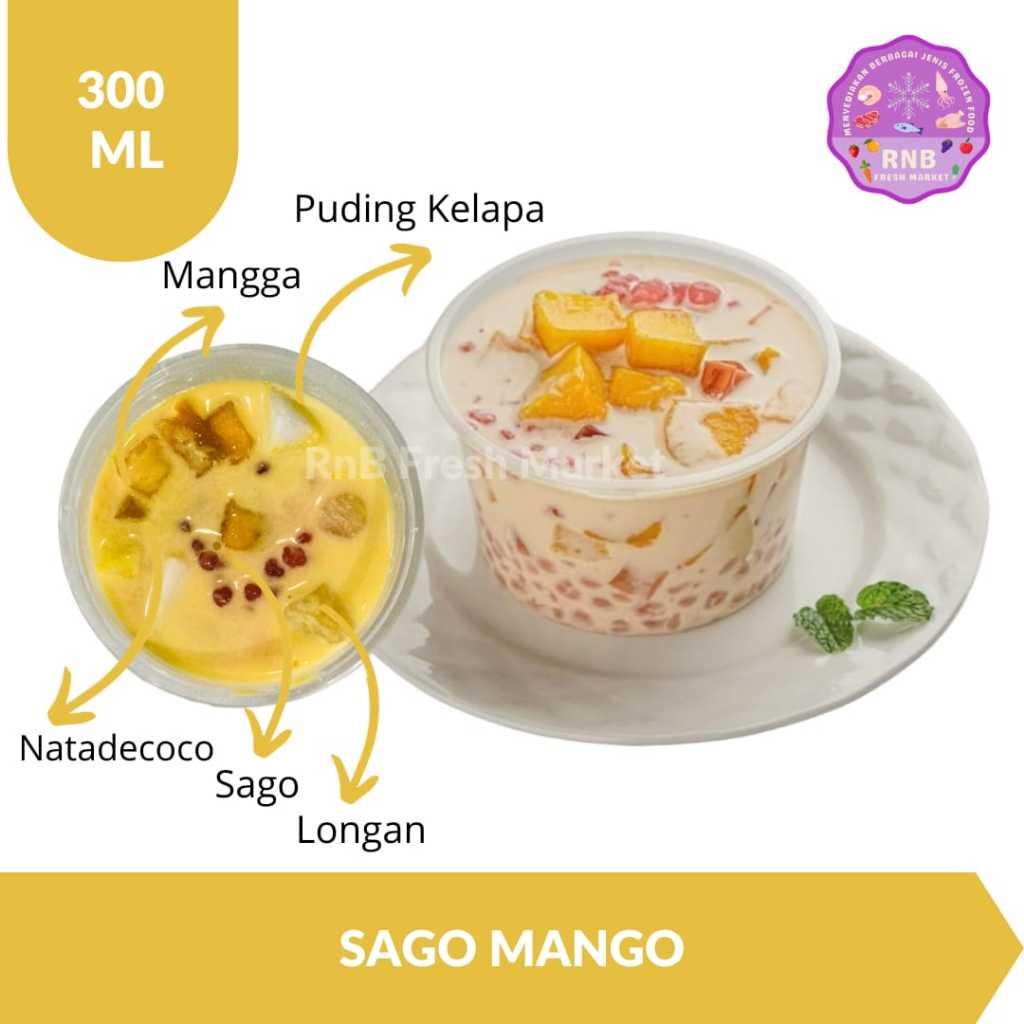 Jual Sago Mango 300 Ml | Shopee Indonesia