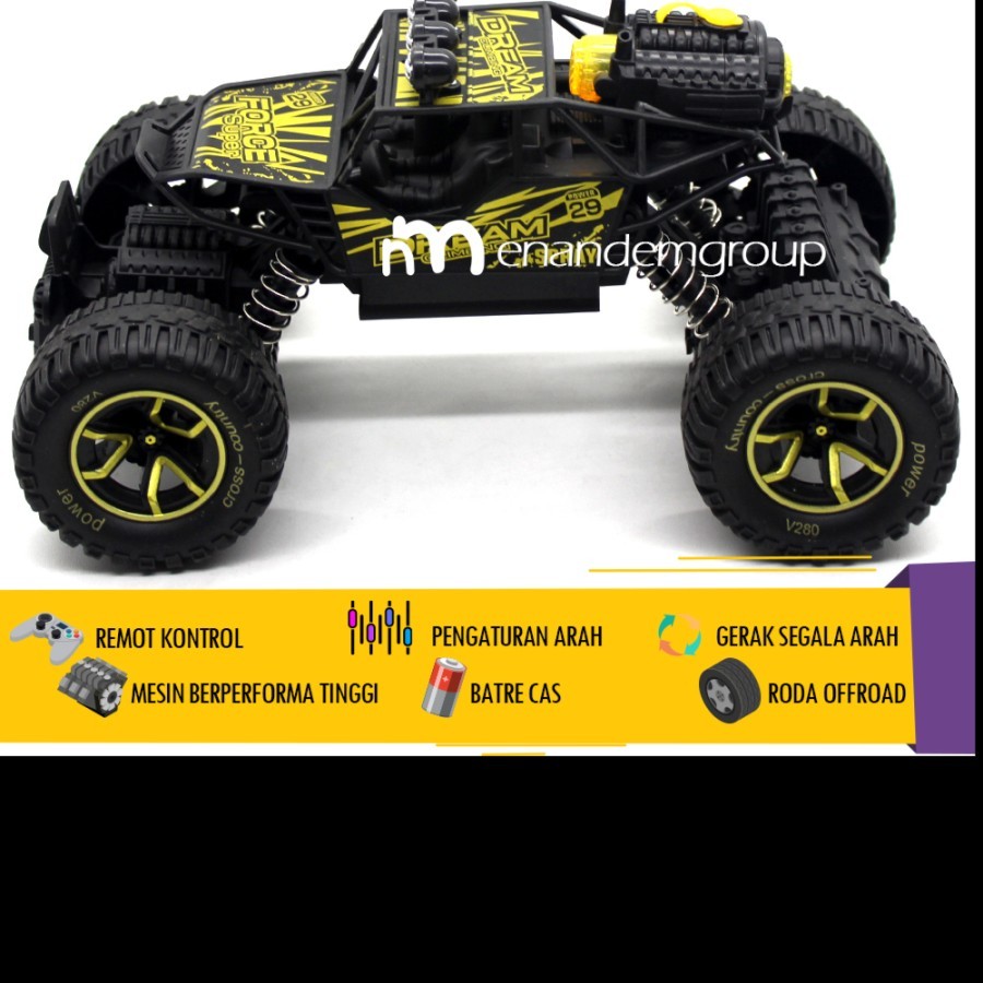 Jual Makassar! Mainan Mobil Remote Control Off Road Climbing Car/LED ...