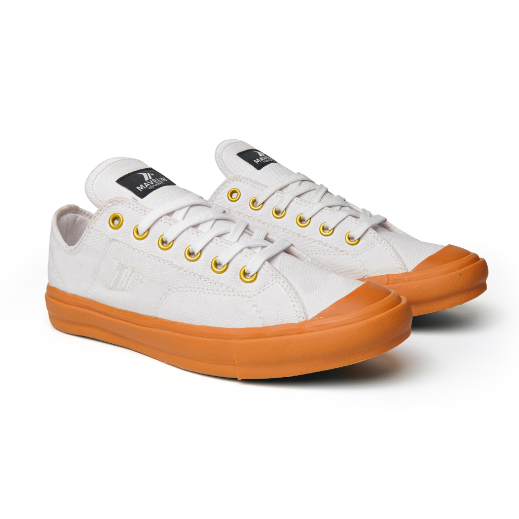 Jual Mavelin - Classic Andro Low White Gum - Sepatu Sneakers Casual ...