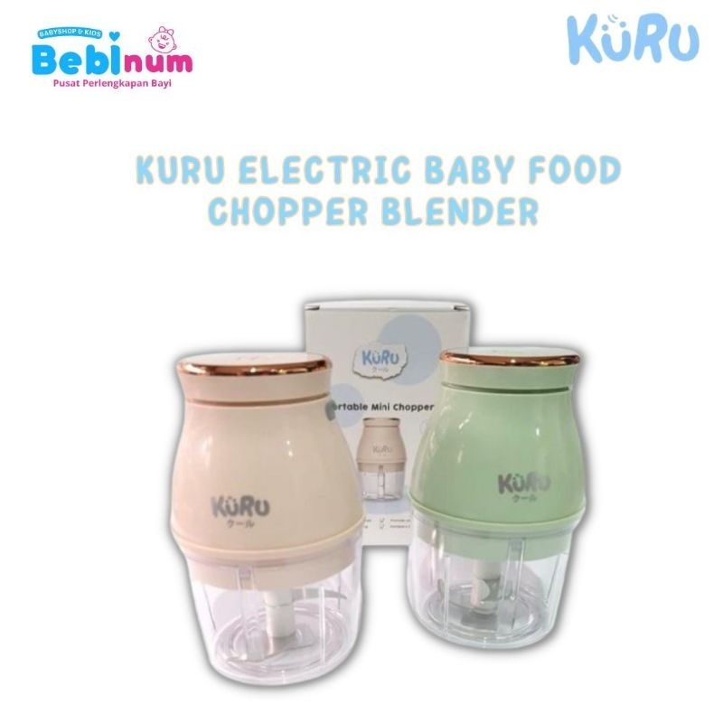 Jual KURU Electric Baby Food Chopper Blender Makanan bayi Mpasi ...