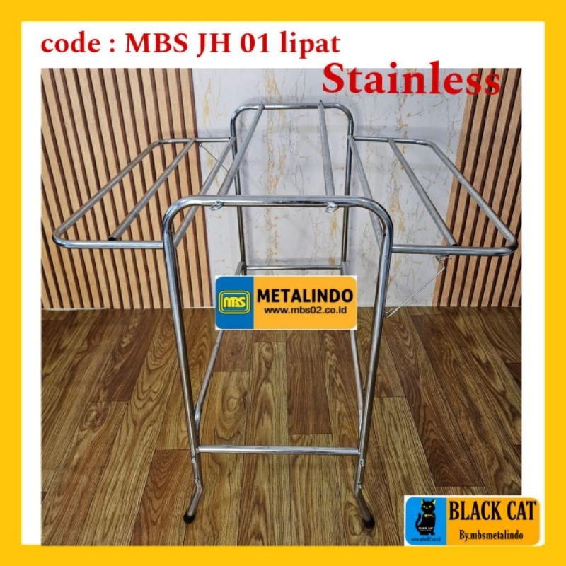 Jual Jemuran handuk stainless MBS jemuran handuk lipat PREMIUM | Shopee ...