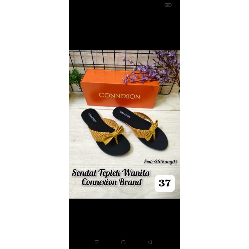 Jual sendal teplek wanita connexion | Shopee Indonesia