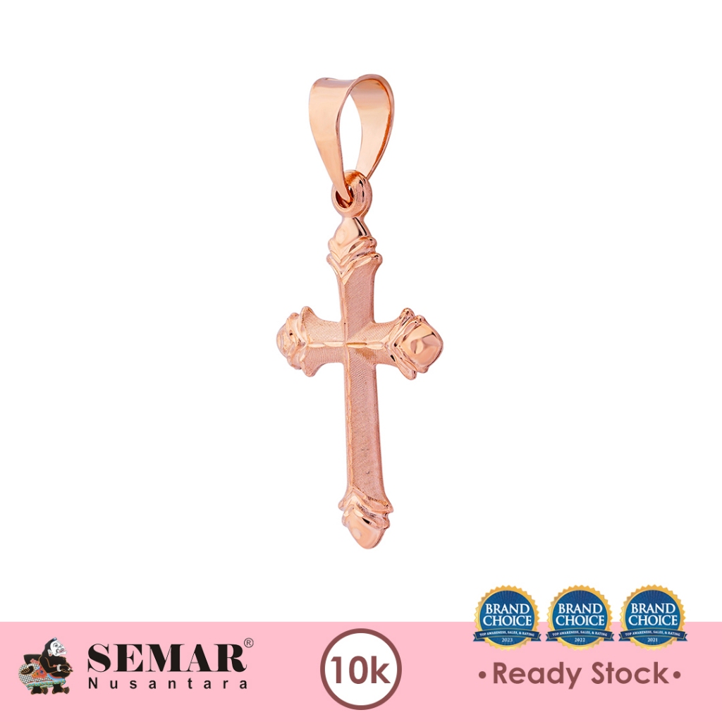 Jual Liontin Emas Salib Hope Style Gold 10K Semar Nusantara | Shopee ...